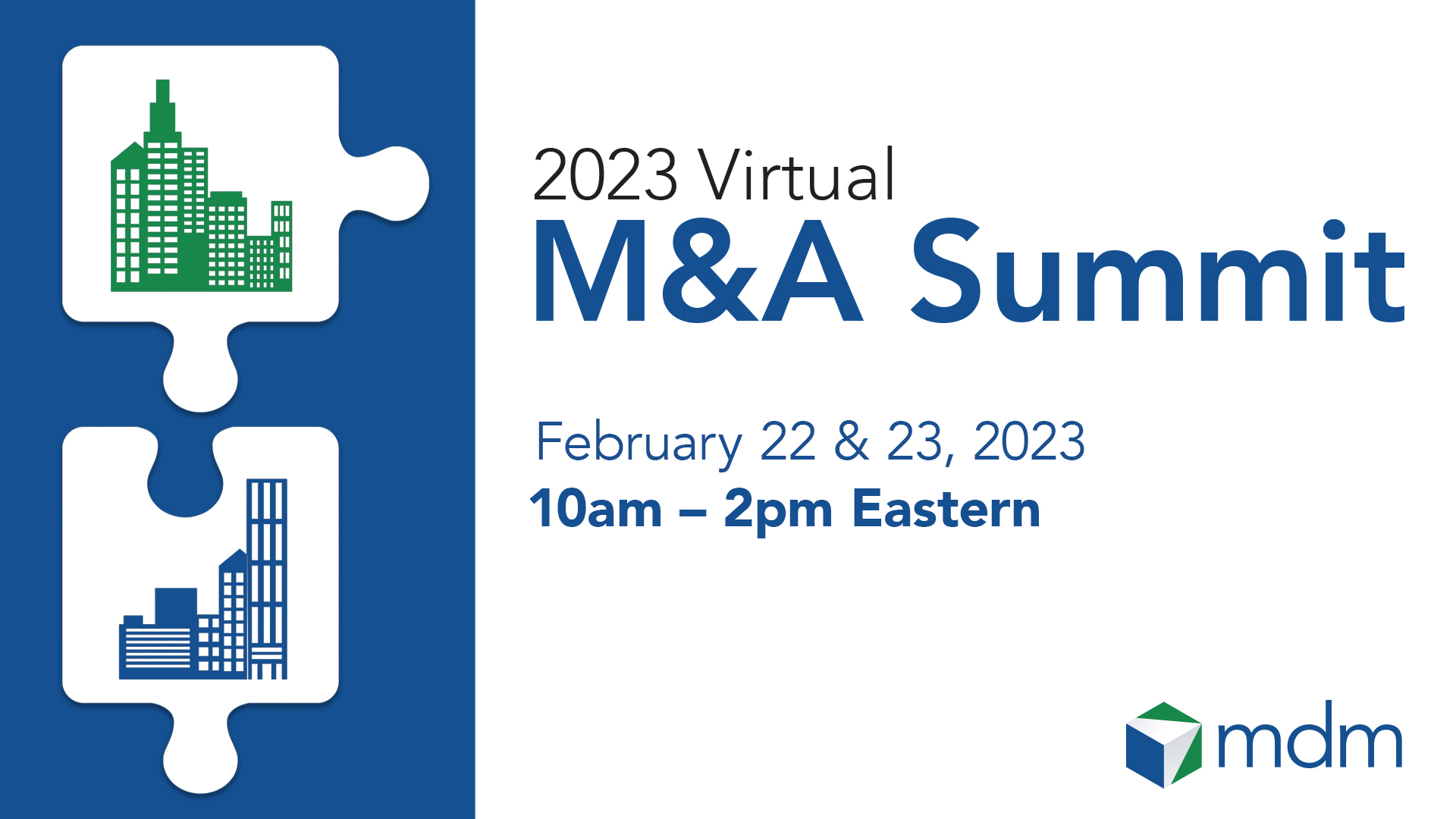 M&A Summit 2023 - Modern Distribution Management
