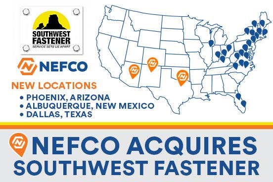 NEFCO Acquires Southwest Fastener in Phoenix - Modern Distribution Management