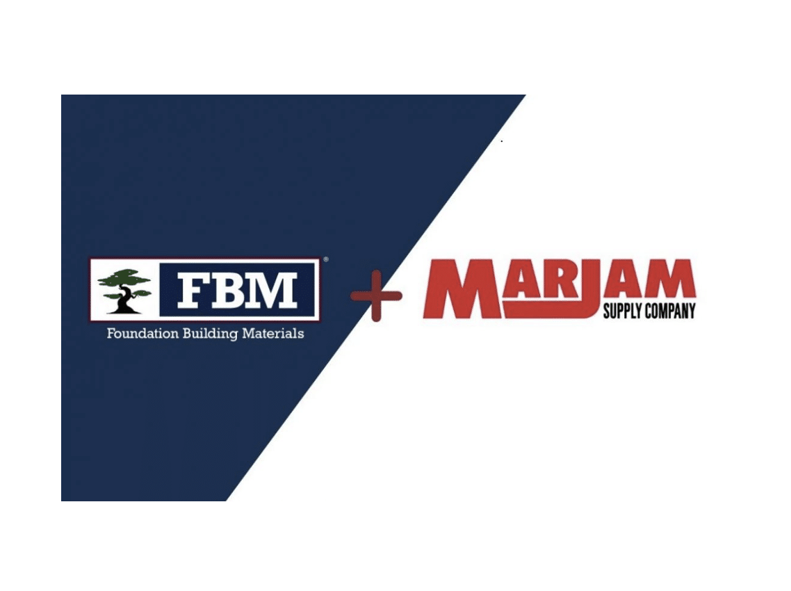 Foundation Building Materials Acquires Marjam Supply - Modern Distribution Management