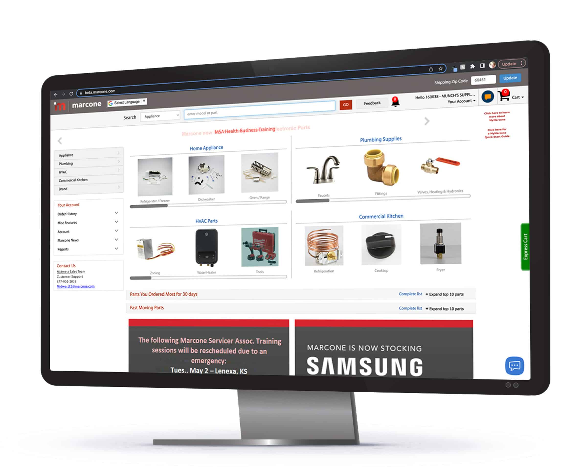 Marcone Reflects Transformation in New Corporate Website - Modern ...