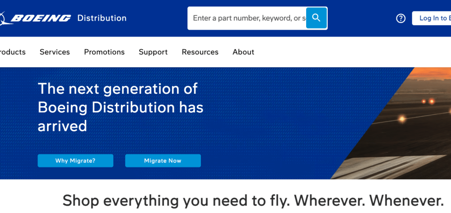 Boeing Unifies Distribution Platform with New eCommerce Site - Modern ...
