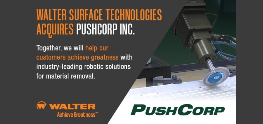 WALTER Expands in Robotics, Acquires PushCorp - Modern Distribution ...